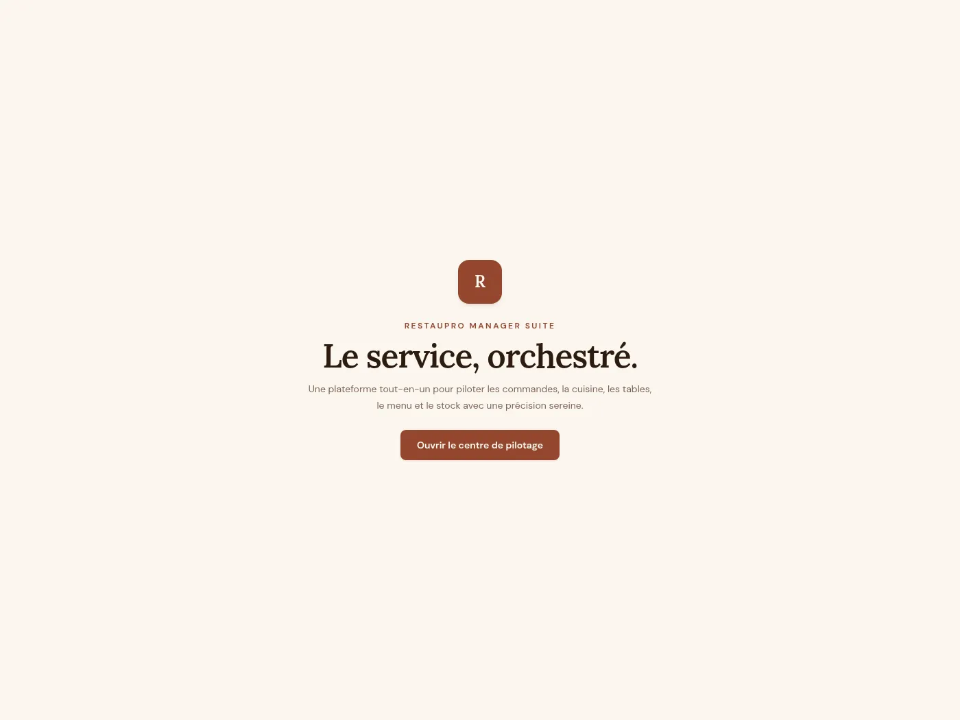 RestauPro Manager Suite