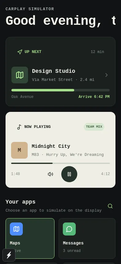 CarPlay Simulator