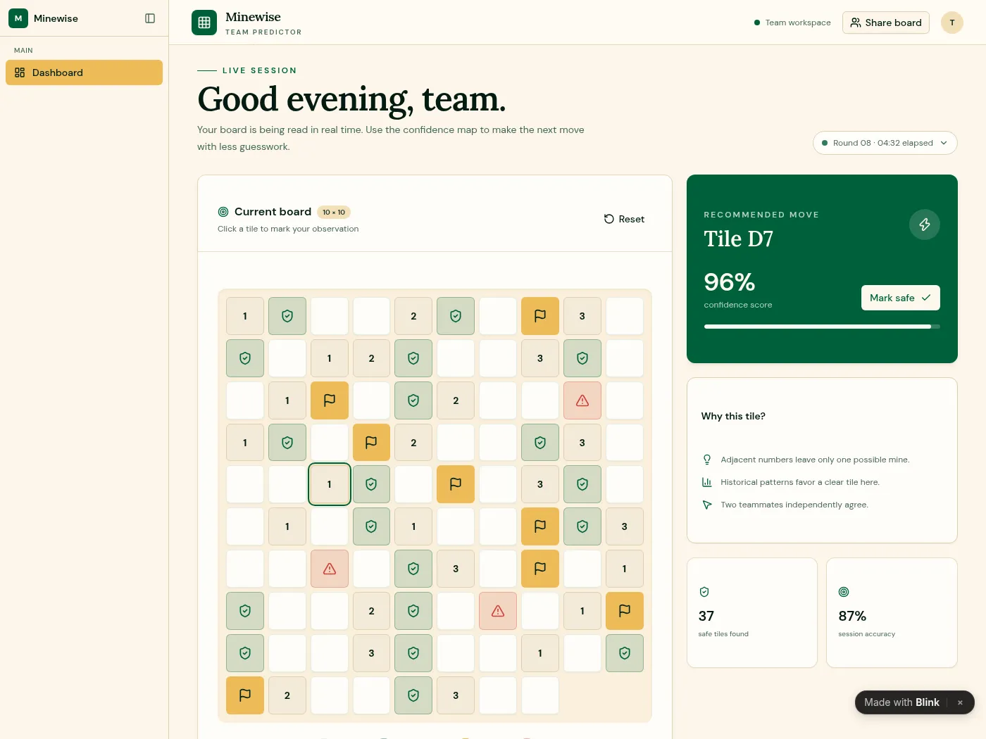 Minesweeper Predictor Bot
