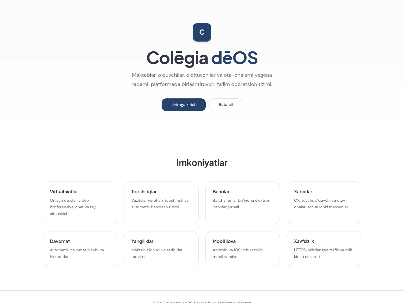 Colēgia dēOS Platform