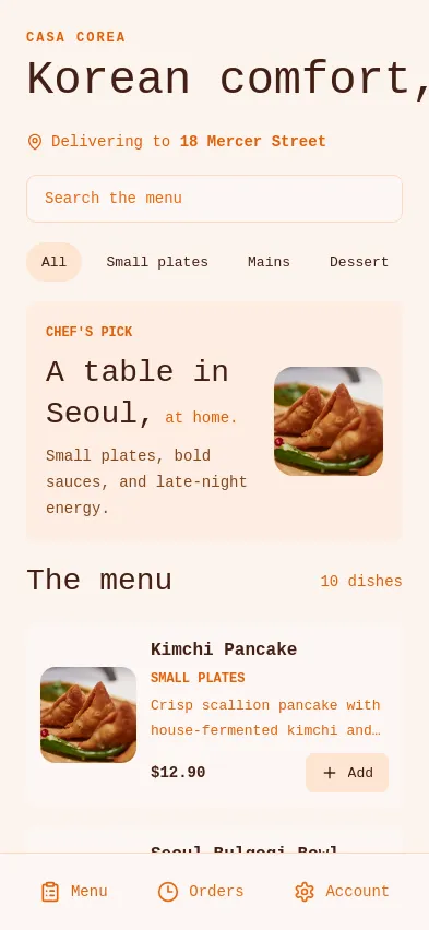 Casa Corea App Suite