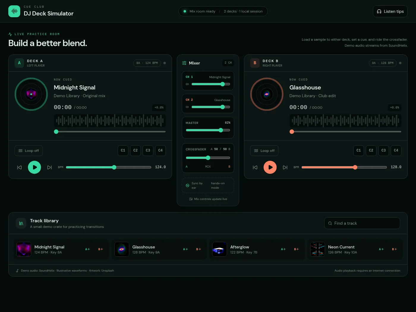 DJ Deck Simulator