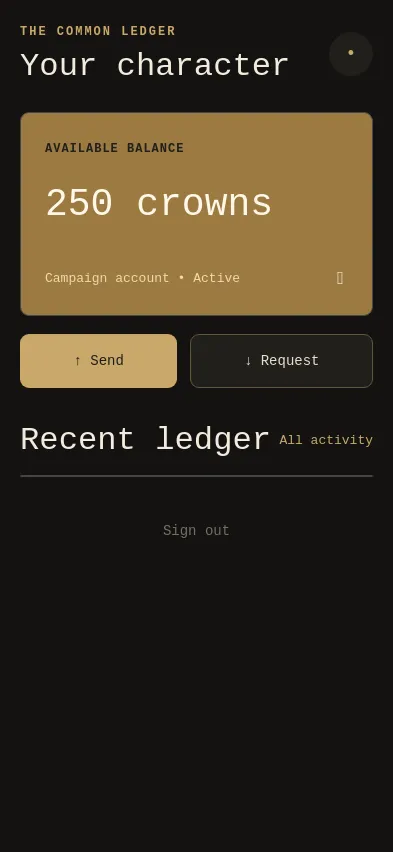 LARP Wallet Mobile