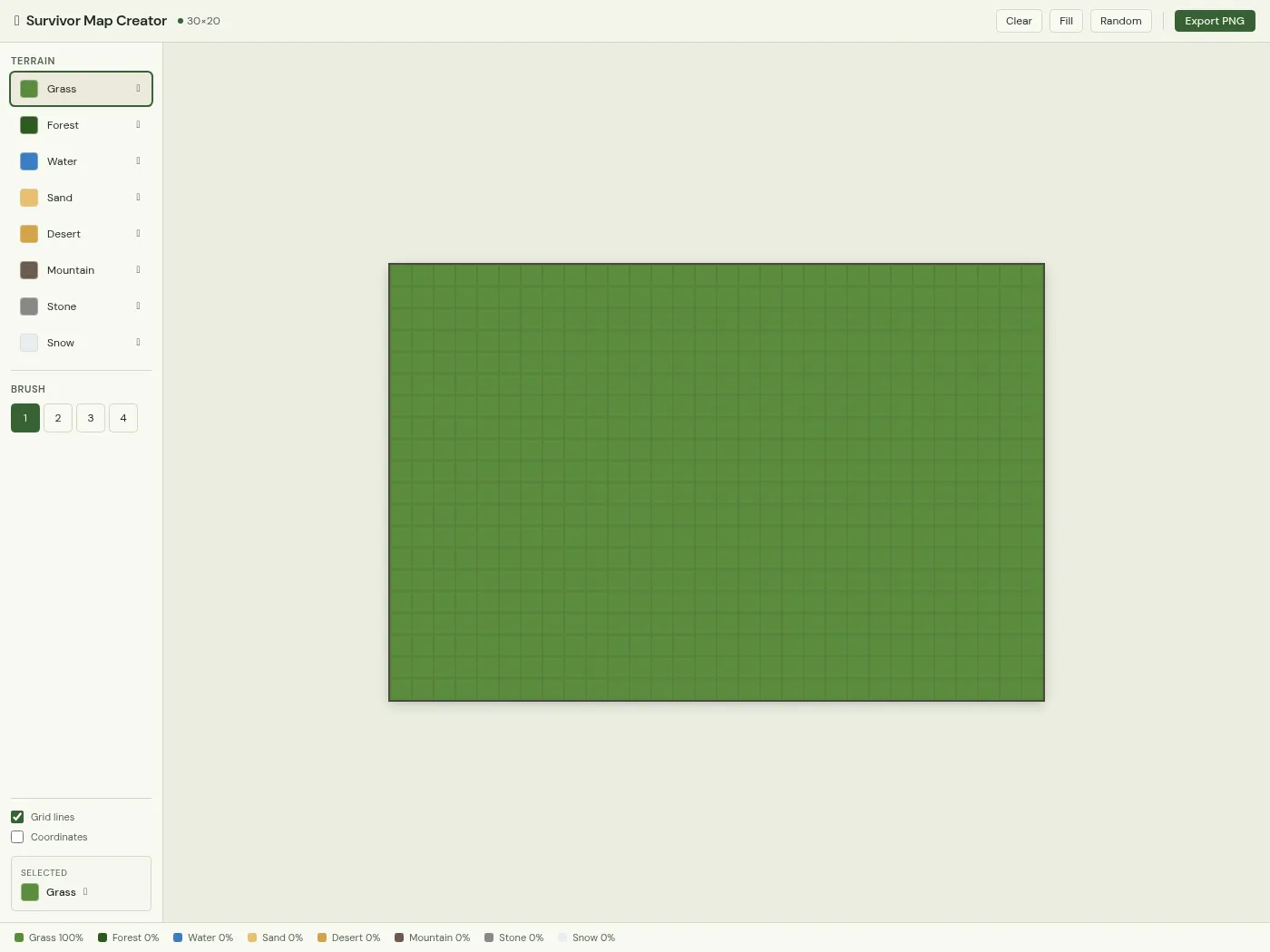 Survivor Map Creator