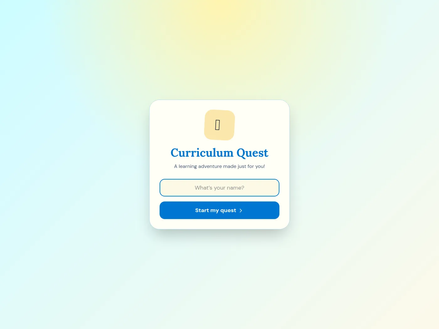 Curriculum Quest