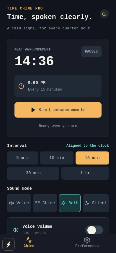 Time Chime Pro