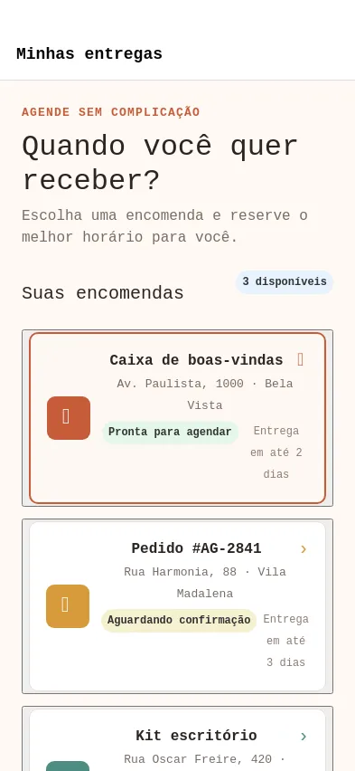 AgendeEntregas App