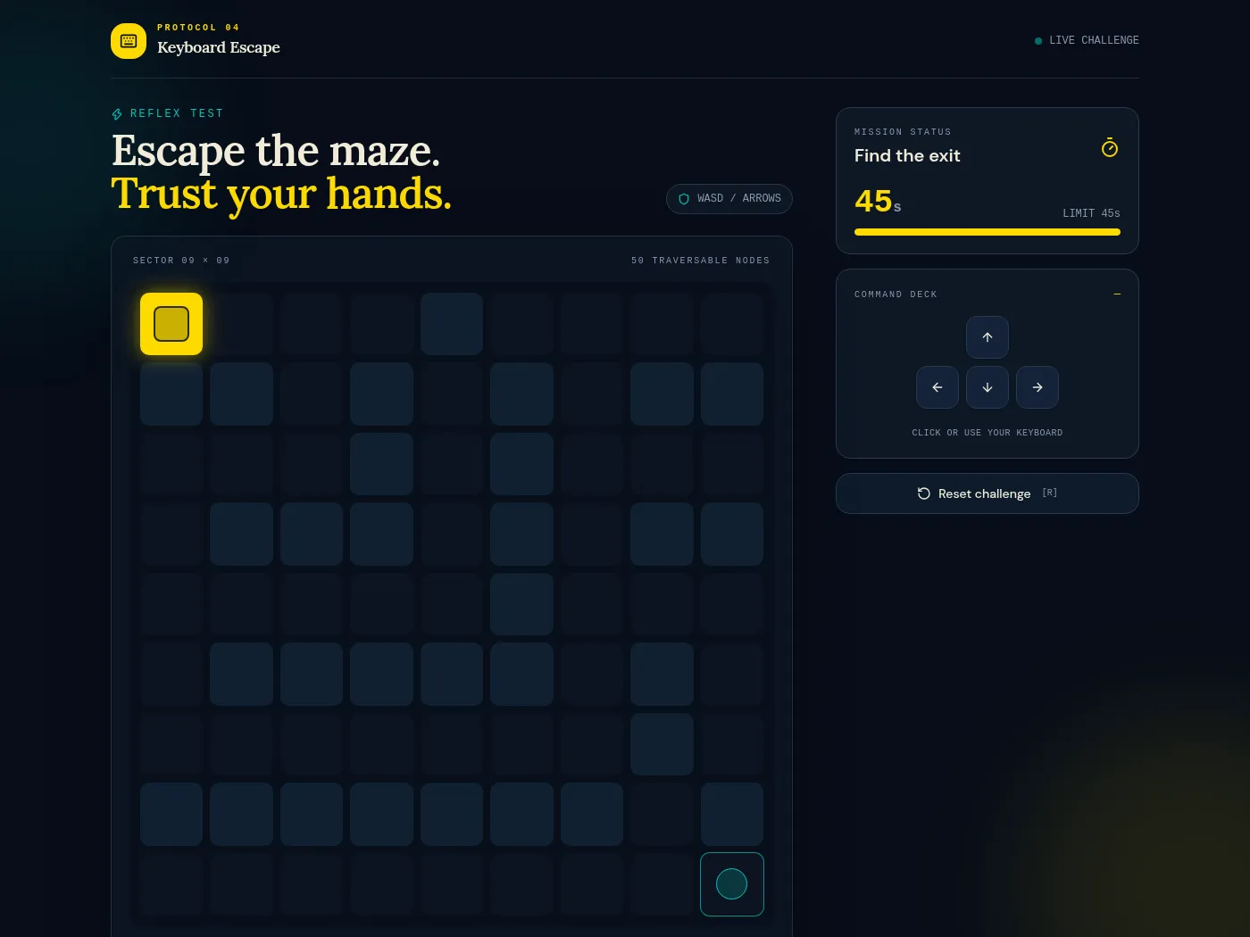 Keyboard Escape Game