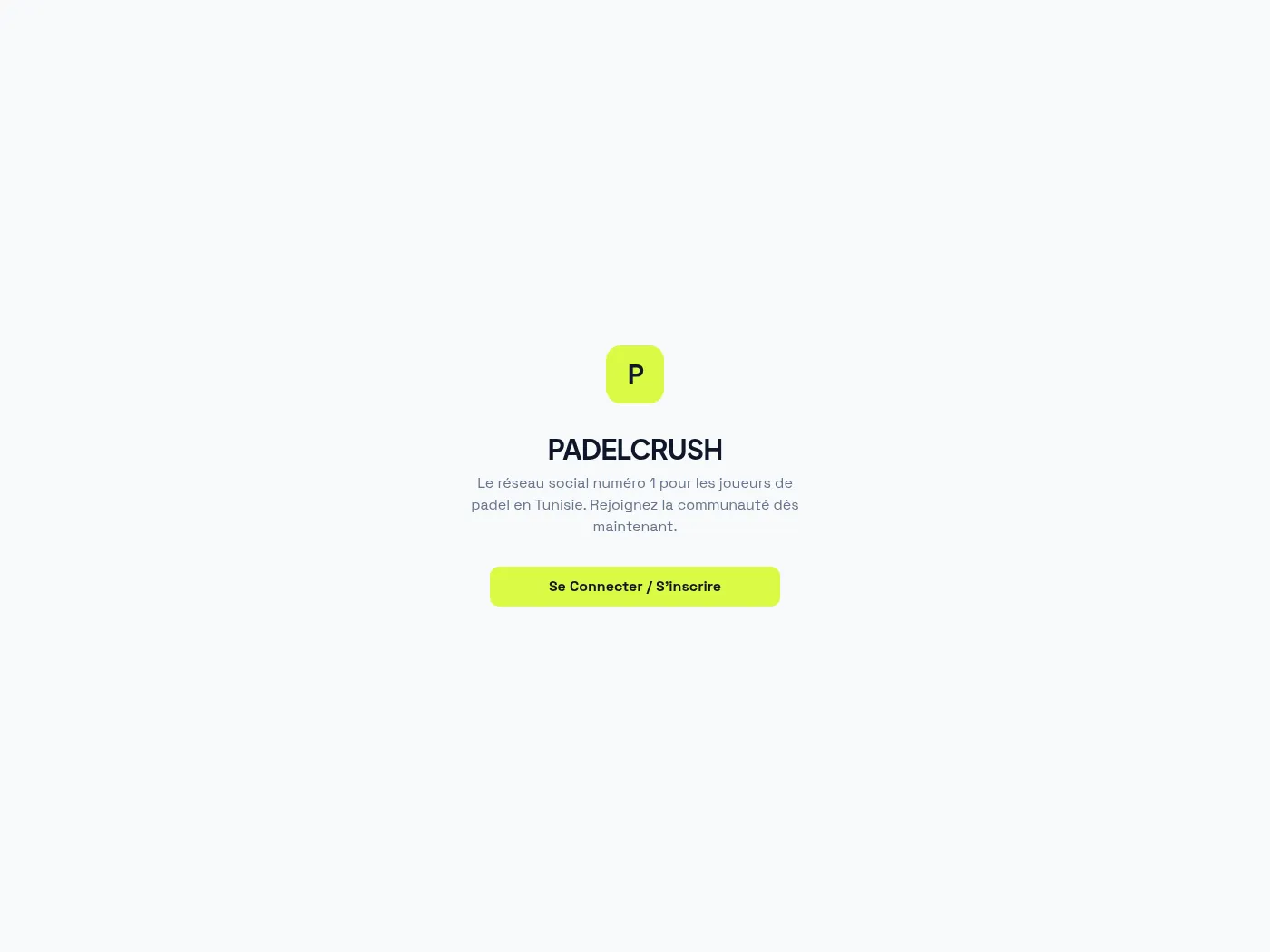 PADELCRUSH Social Network