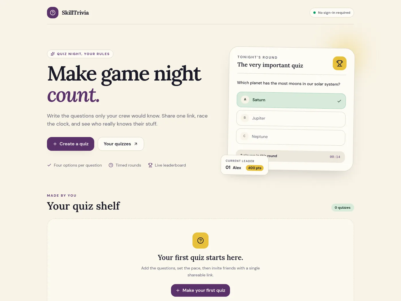 SkillTrivia