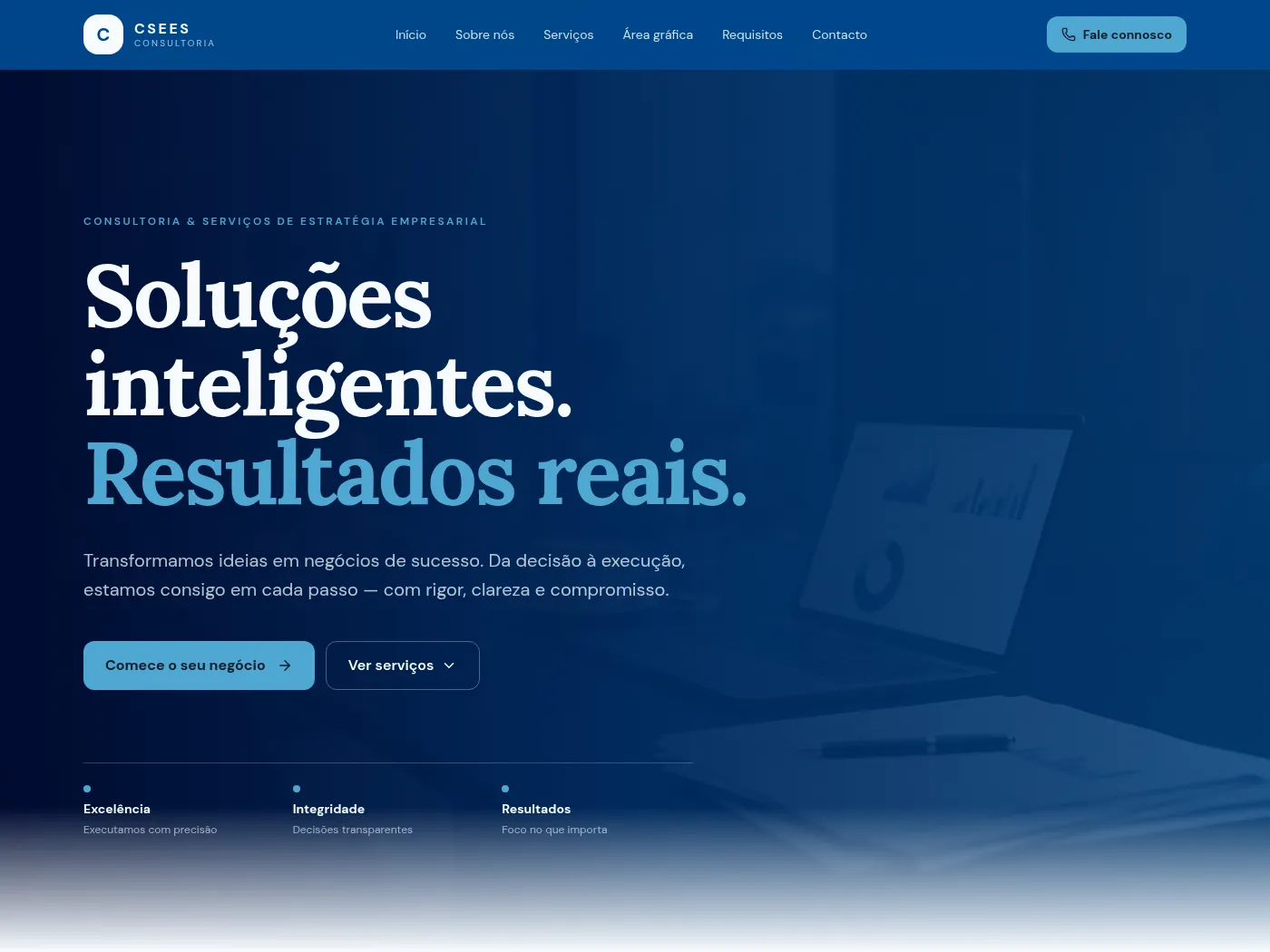 CSees Consultoria Landing