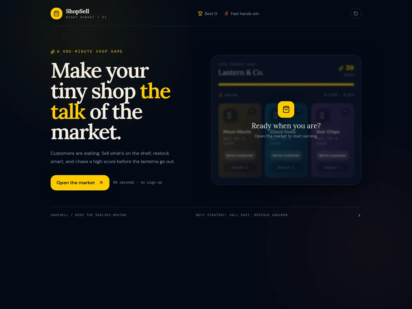ShopSell Platform