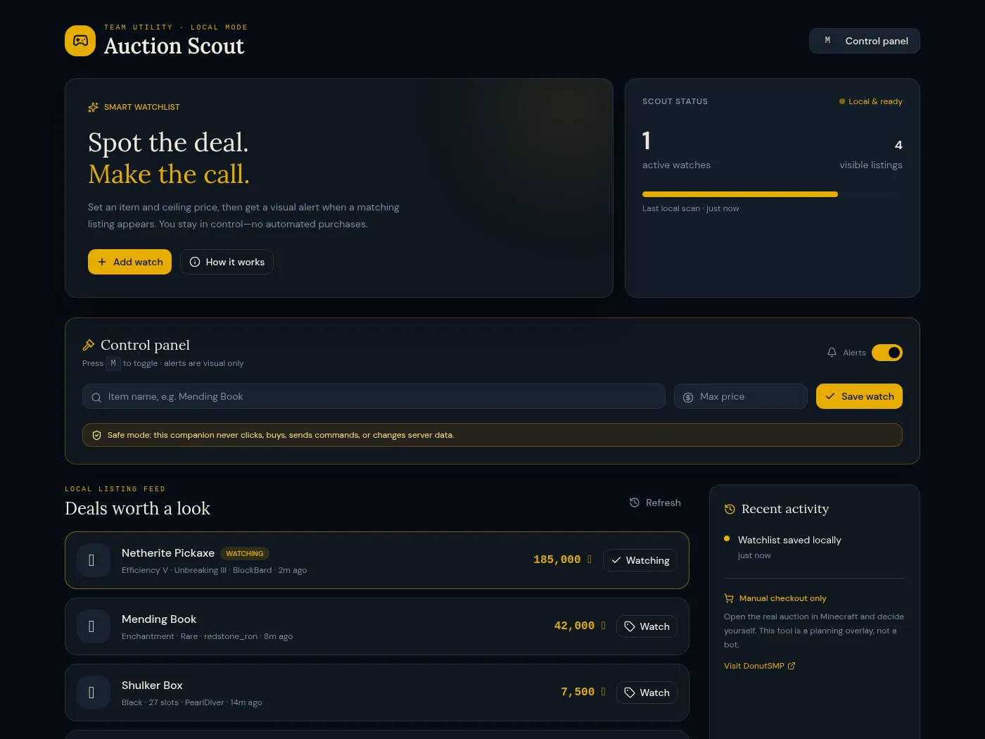 DonutSMP PrankPay Mod