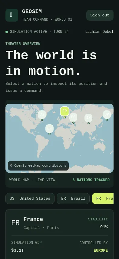 GeoSim AI Companion