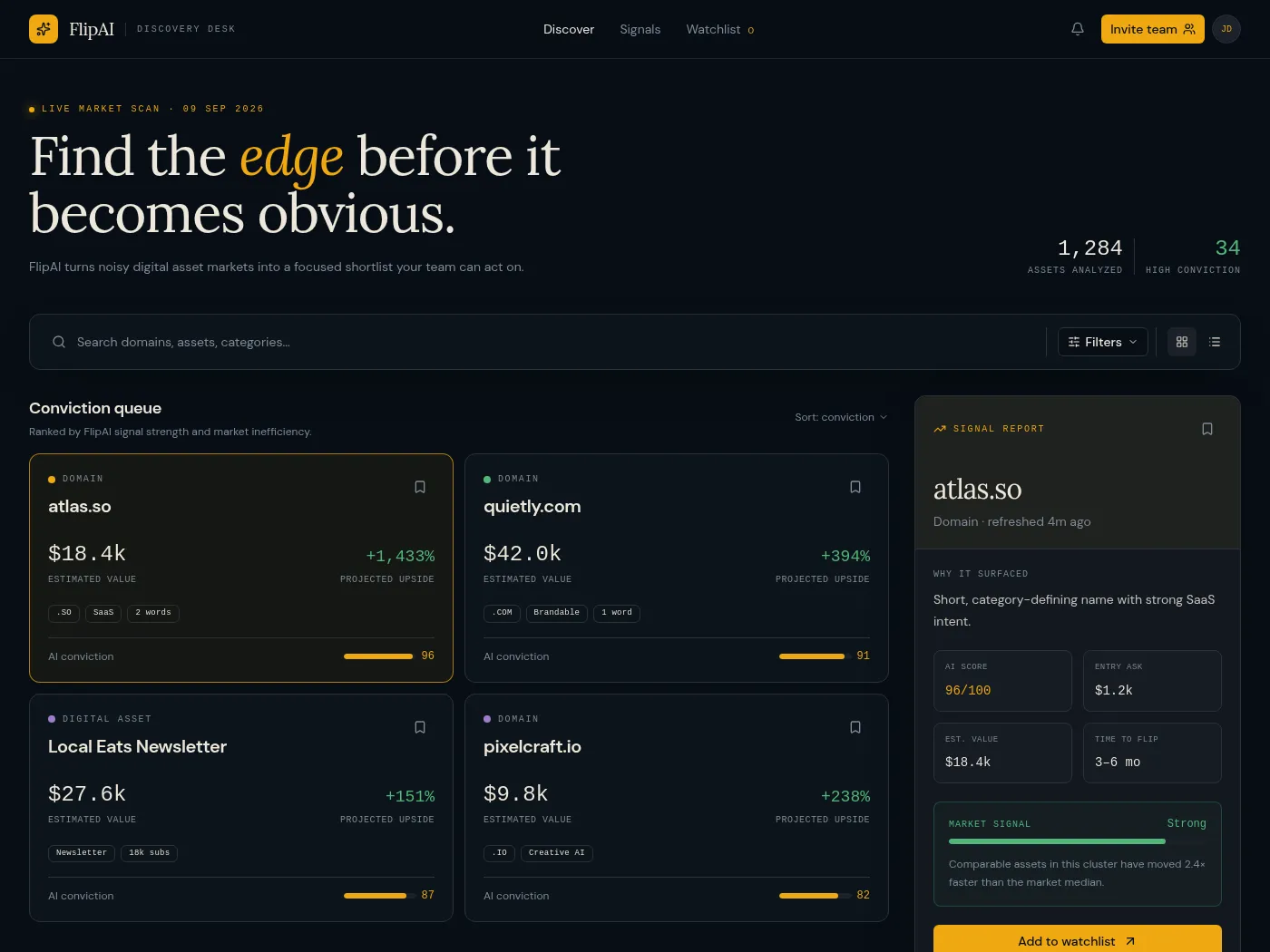 FlipAI Discovery Platform