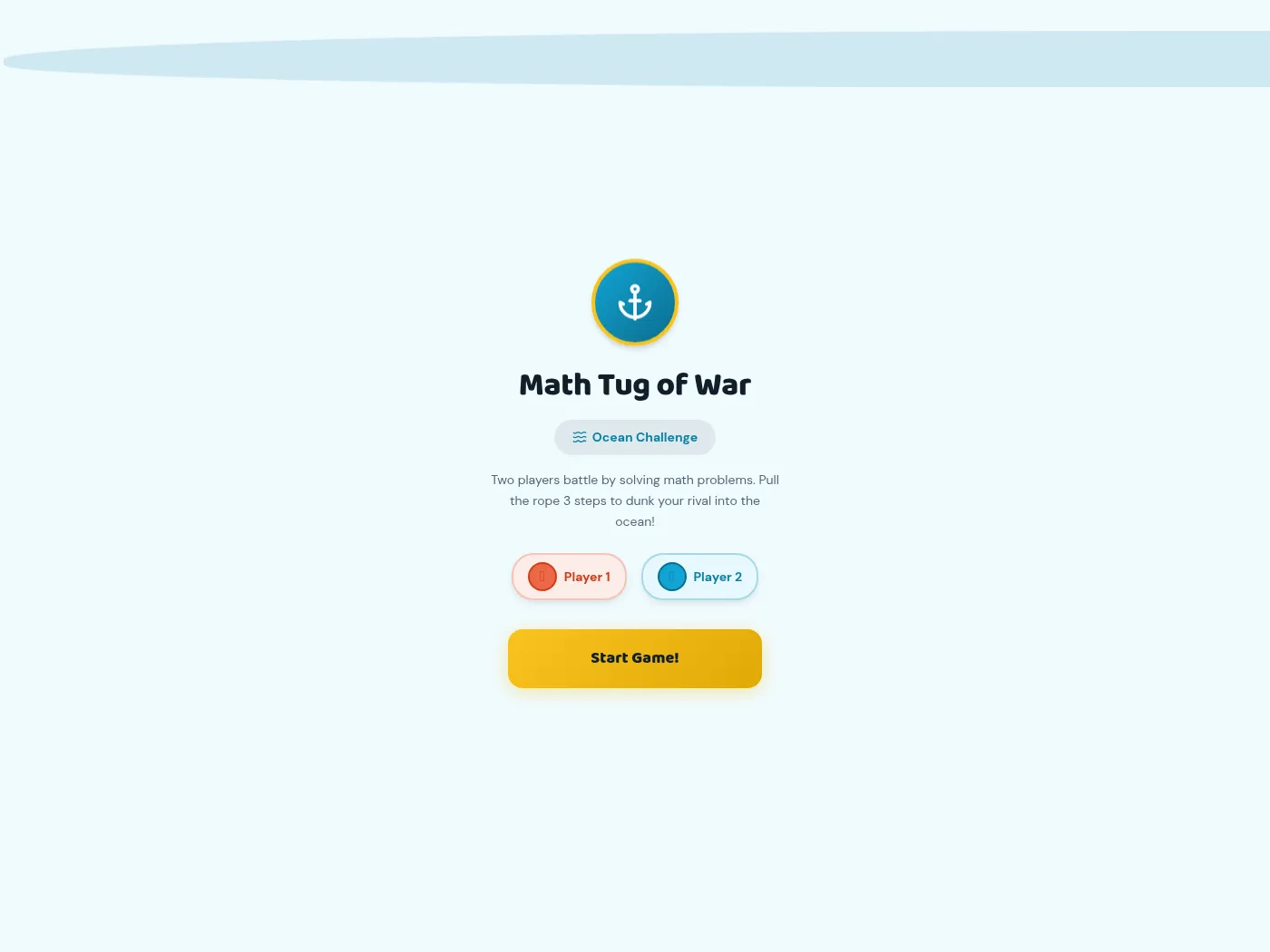 Math Tug Ocean Duel