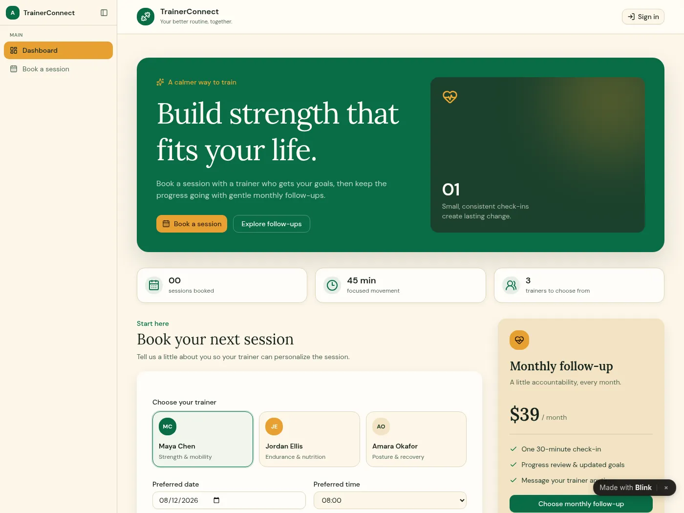 TrainerConnect SaaS
