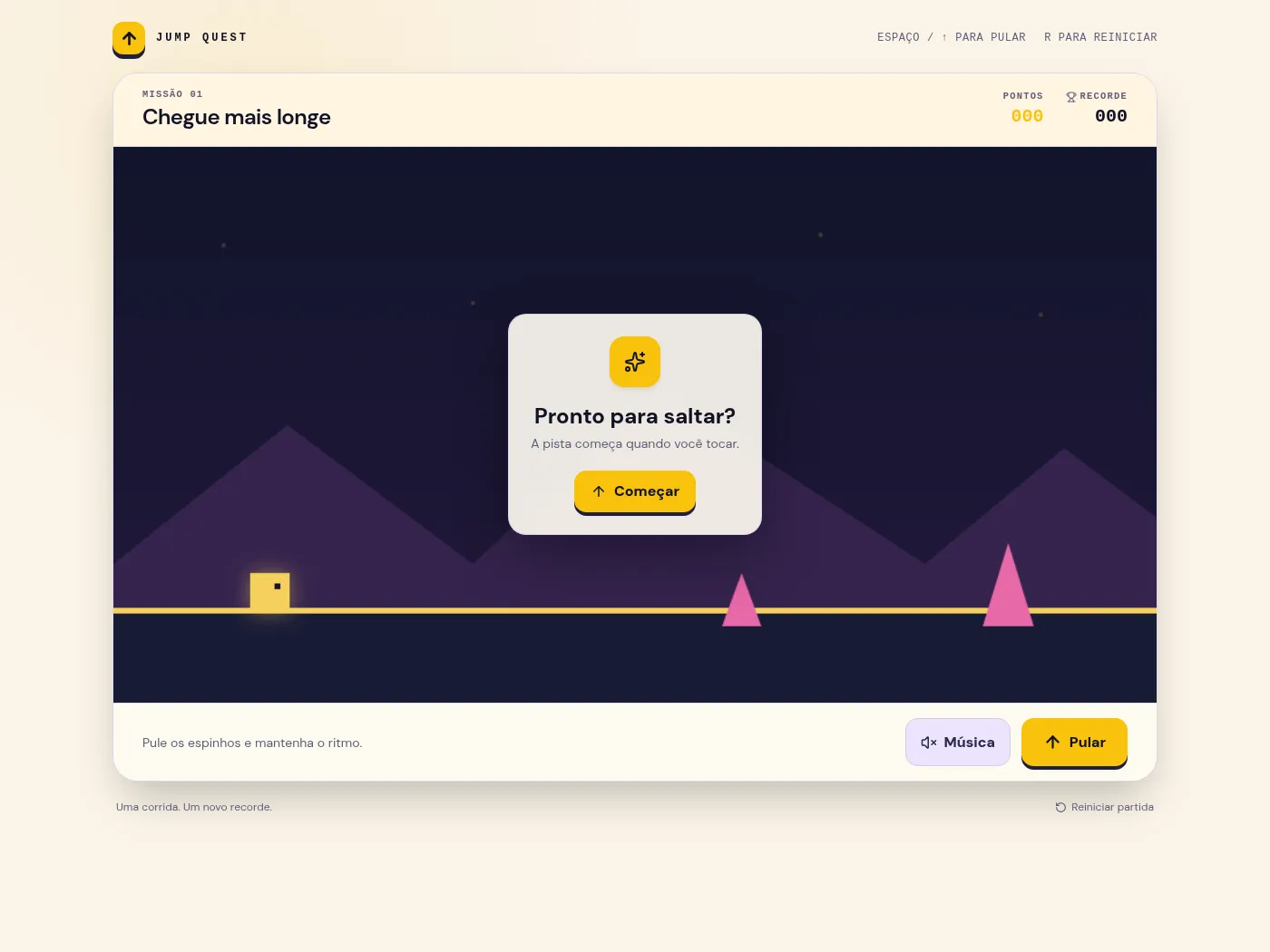 Jump Quest Game
