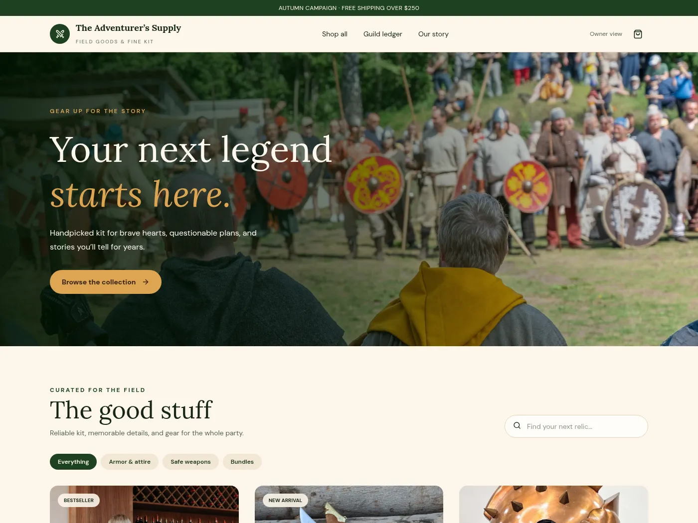 LARP Shop Simulator