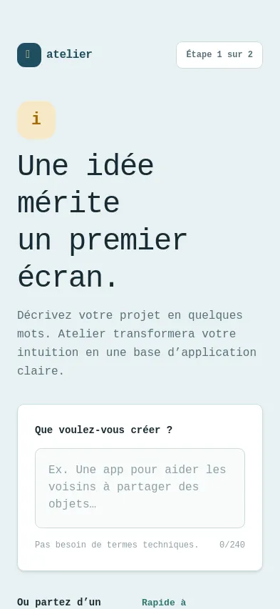 App Génératrice