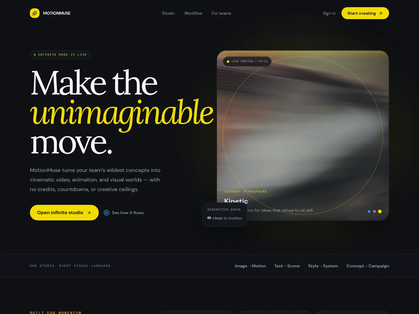 MotionMuse Infinite