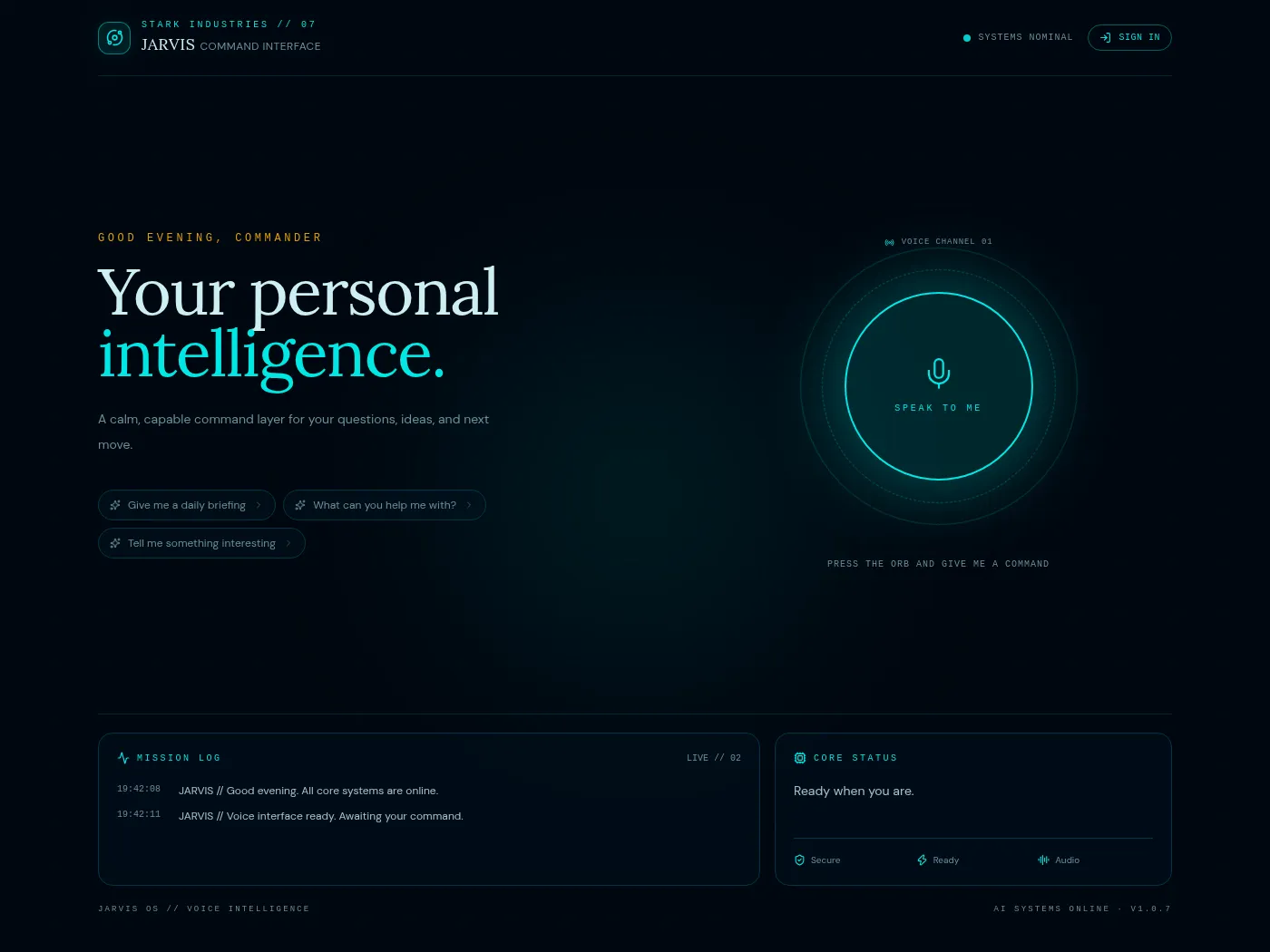 Jarvis Assistant Hub