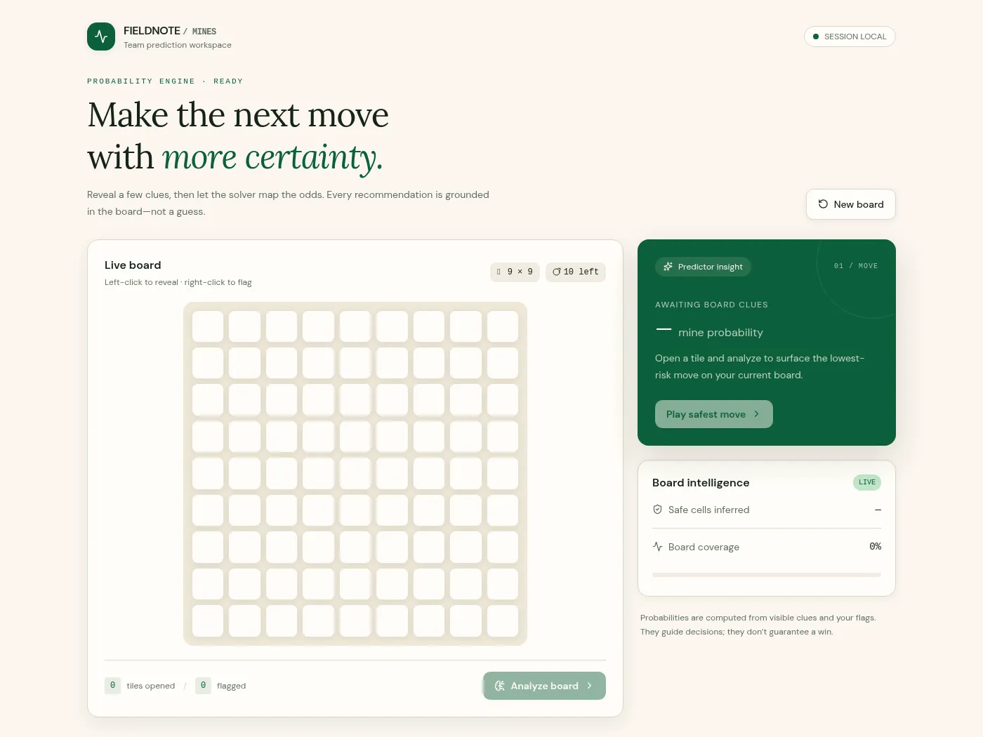 Minesweeper AI Predictor