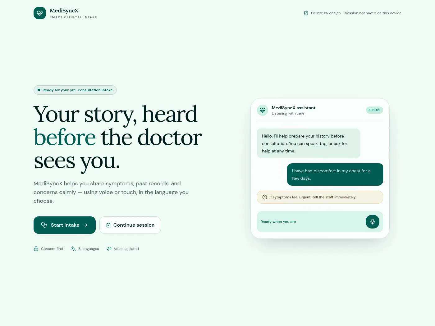 MediKiosk: Smart Intake Portal