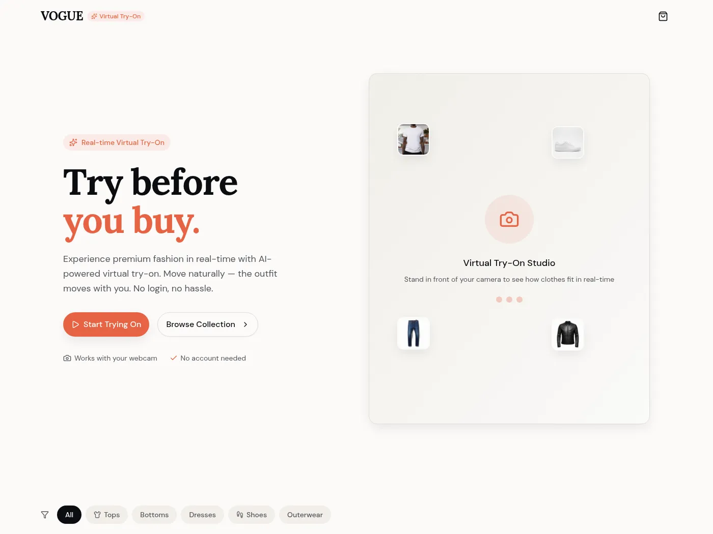 Virtual Try-On Shop