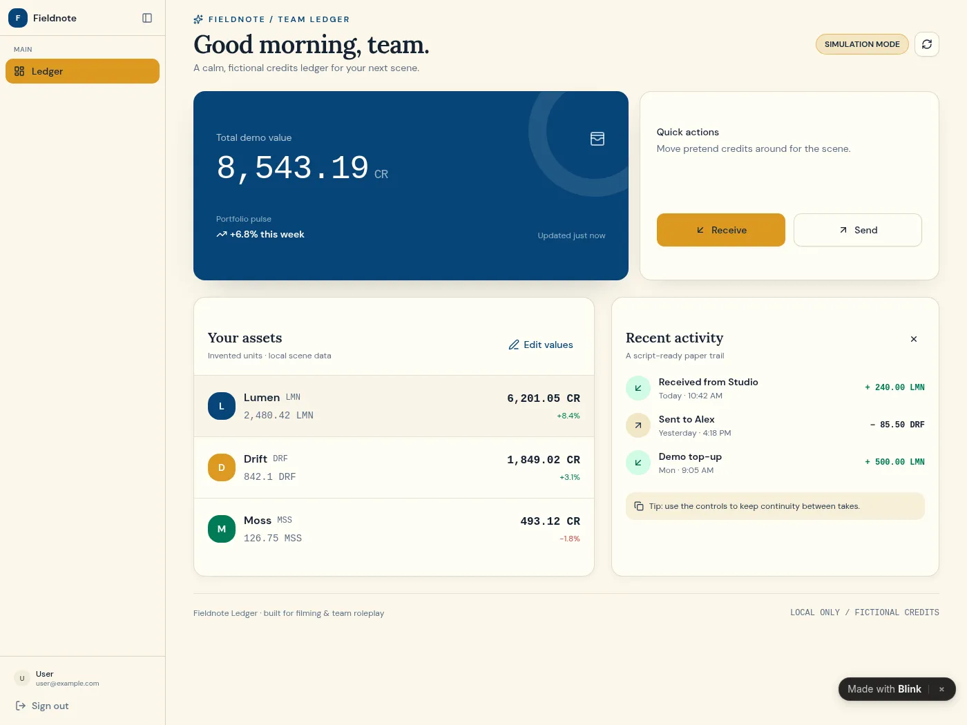 Roleplay Crypto Wallet