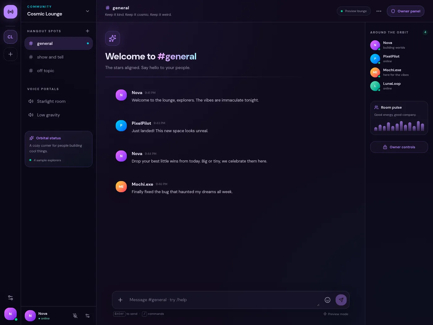 Purple ChatCord Finder