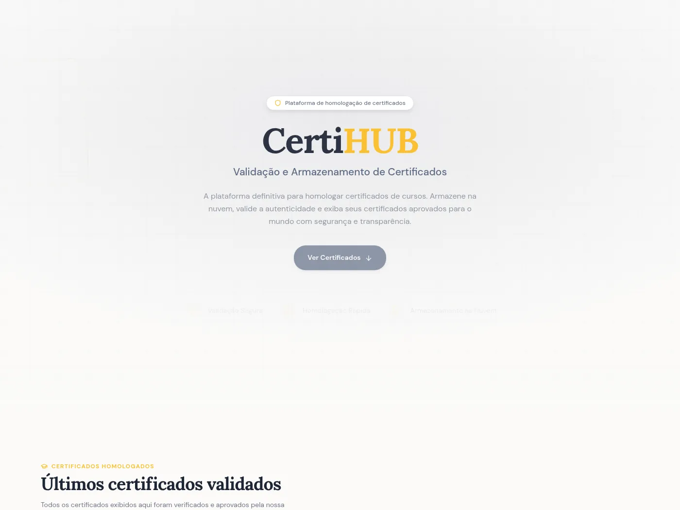 CertiHUB Web
