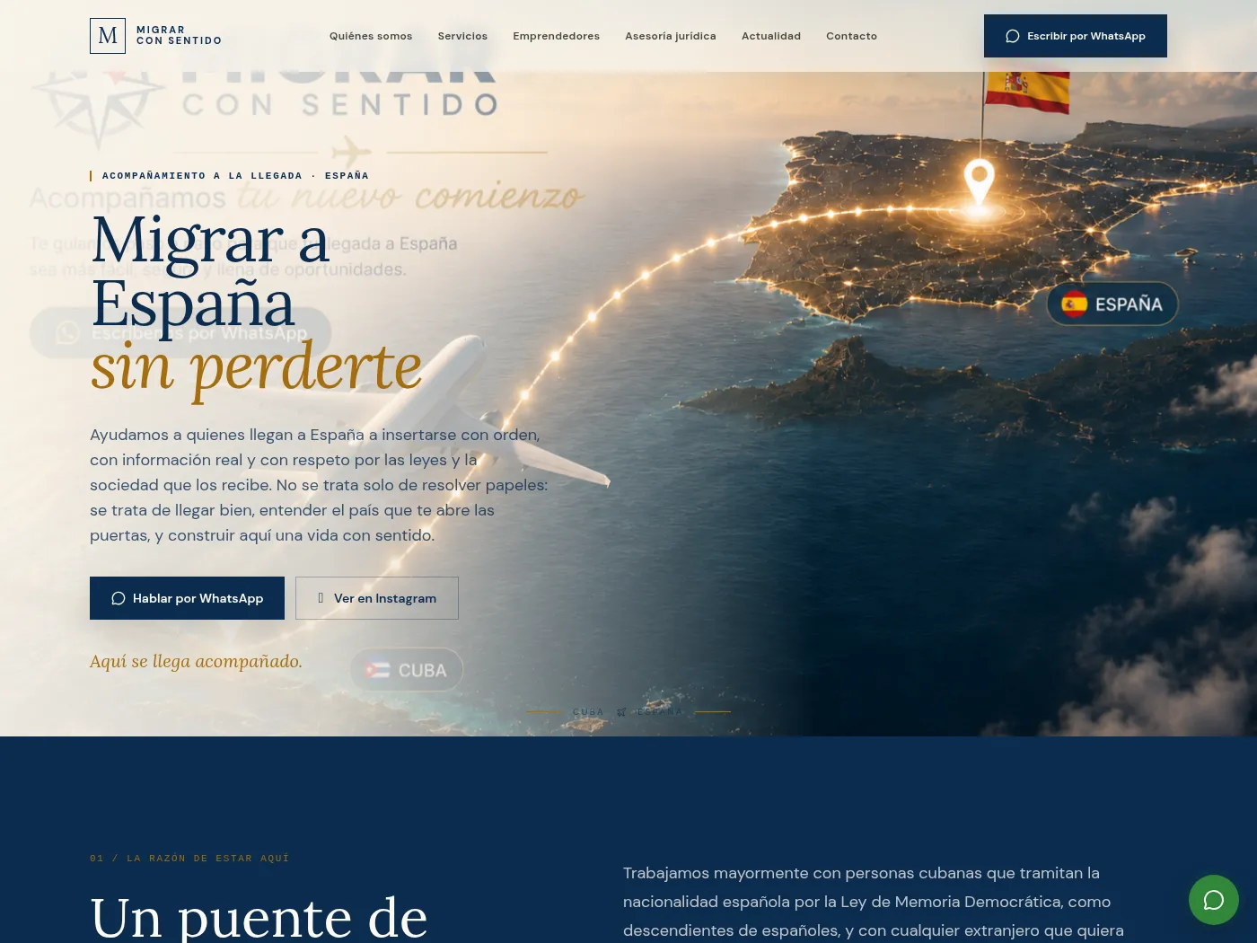 Migrar con Sentido Premium 2026