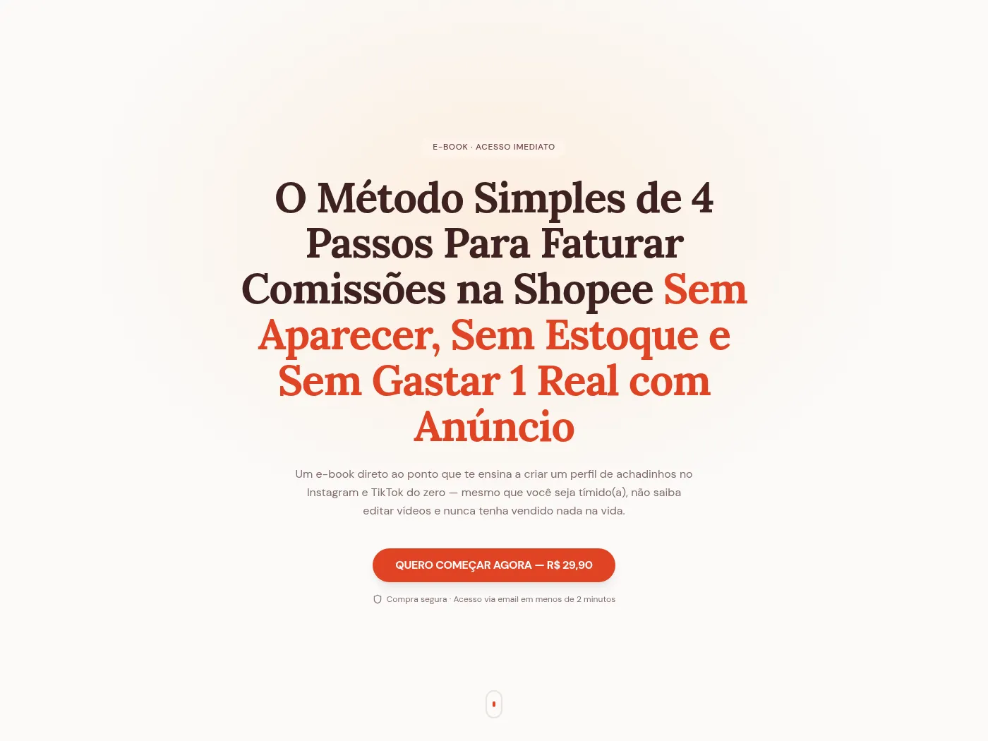 Shopee Achadinhos Masterplan