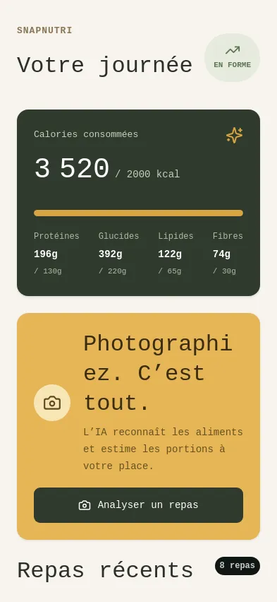 SnapNutri Tracker