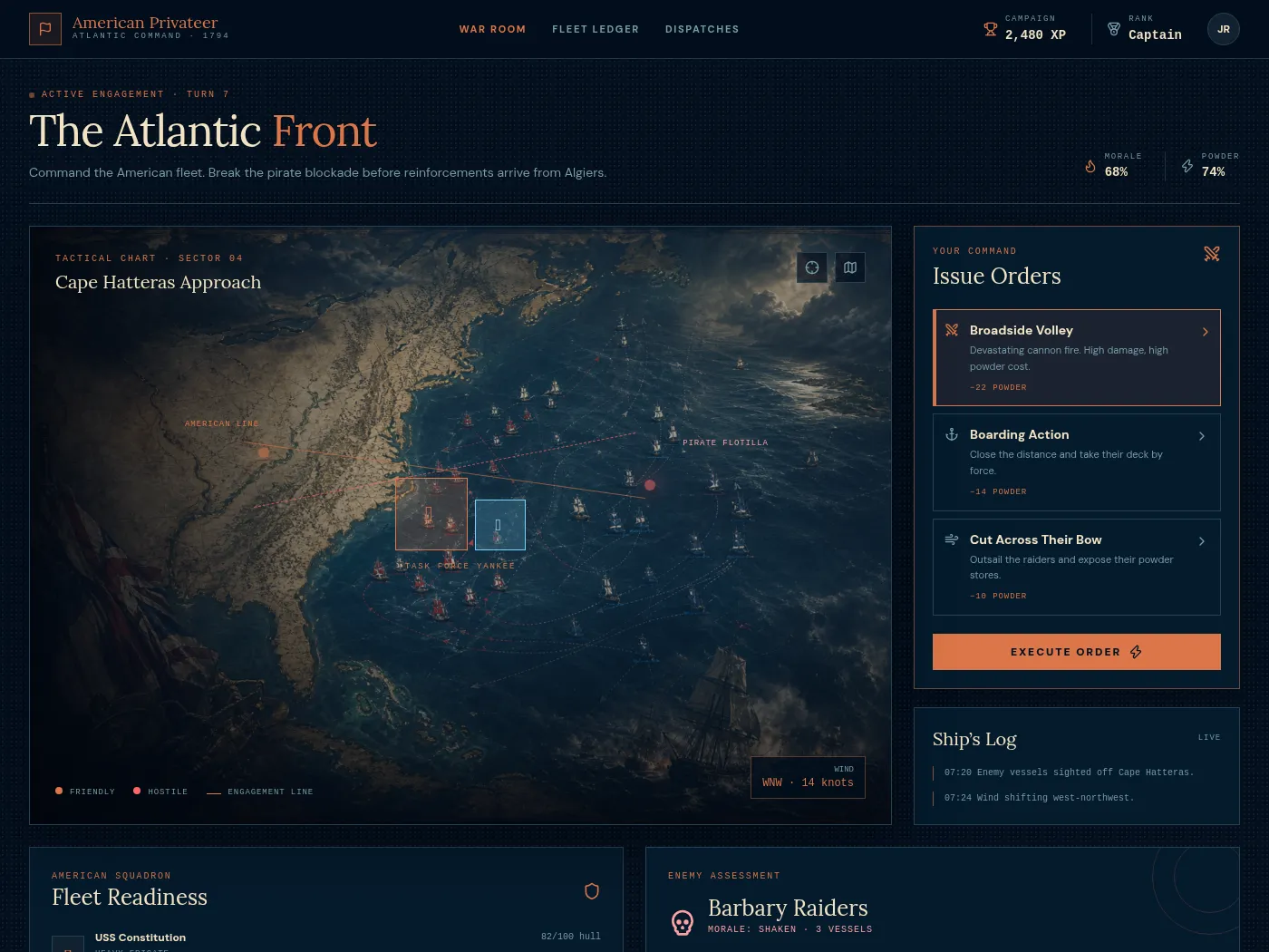 Pirate War Simulator