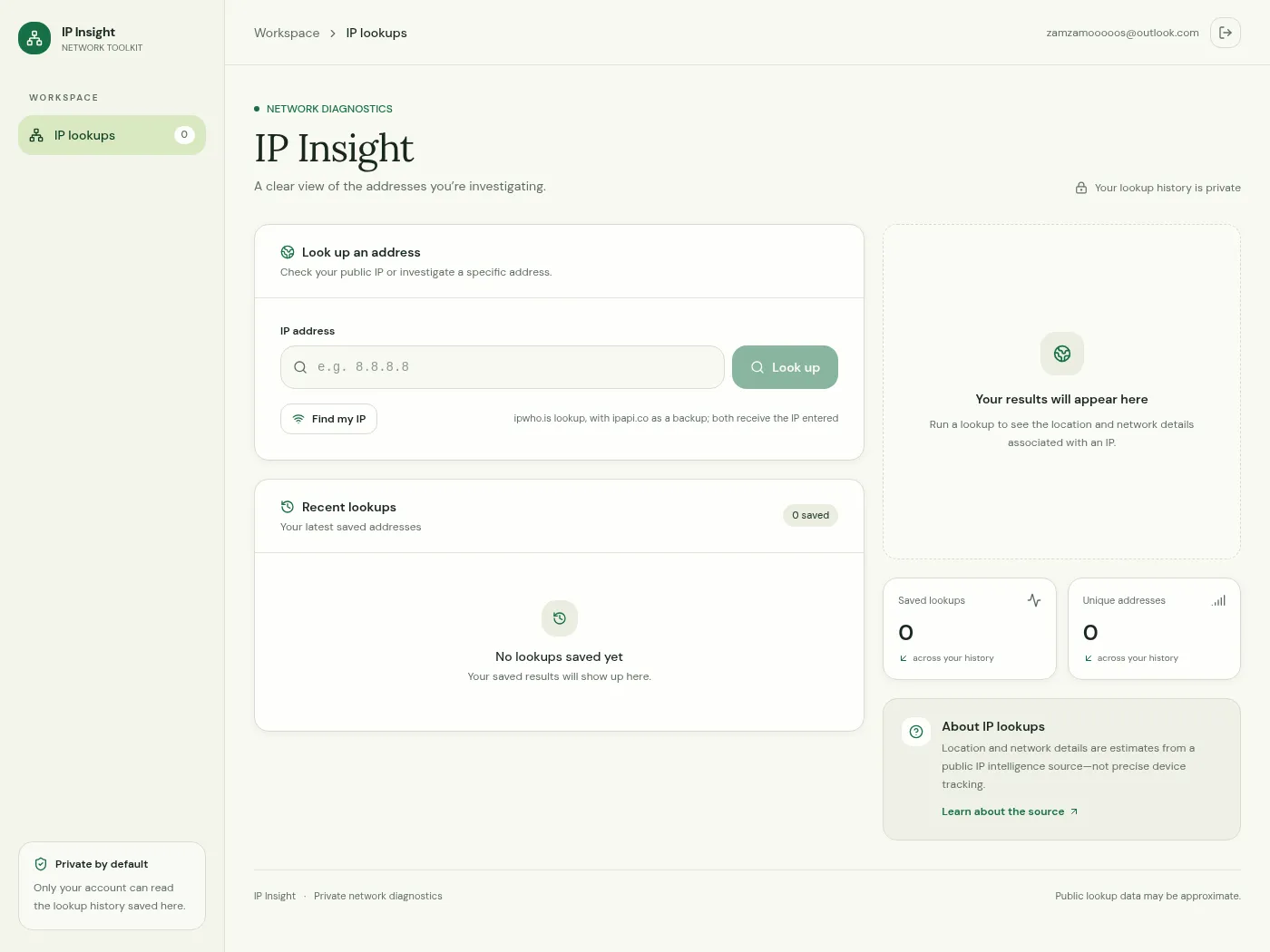 IP Insight Dashboard