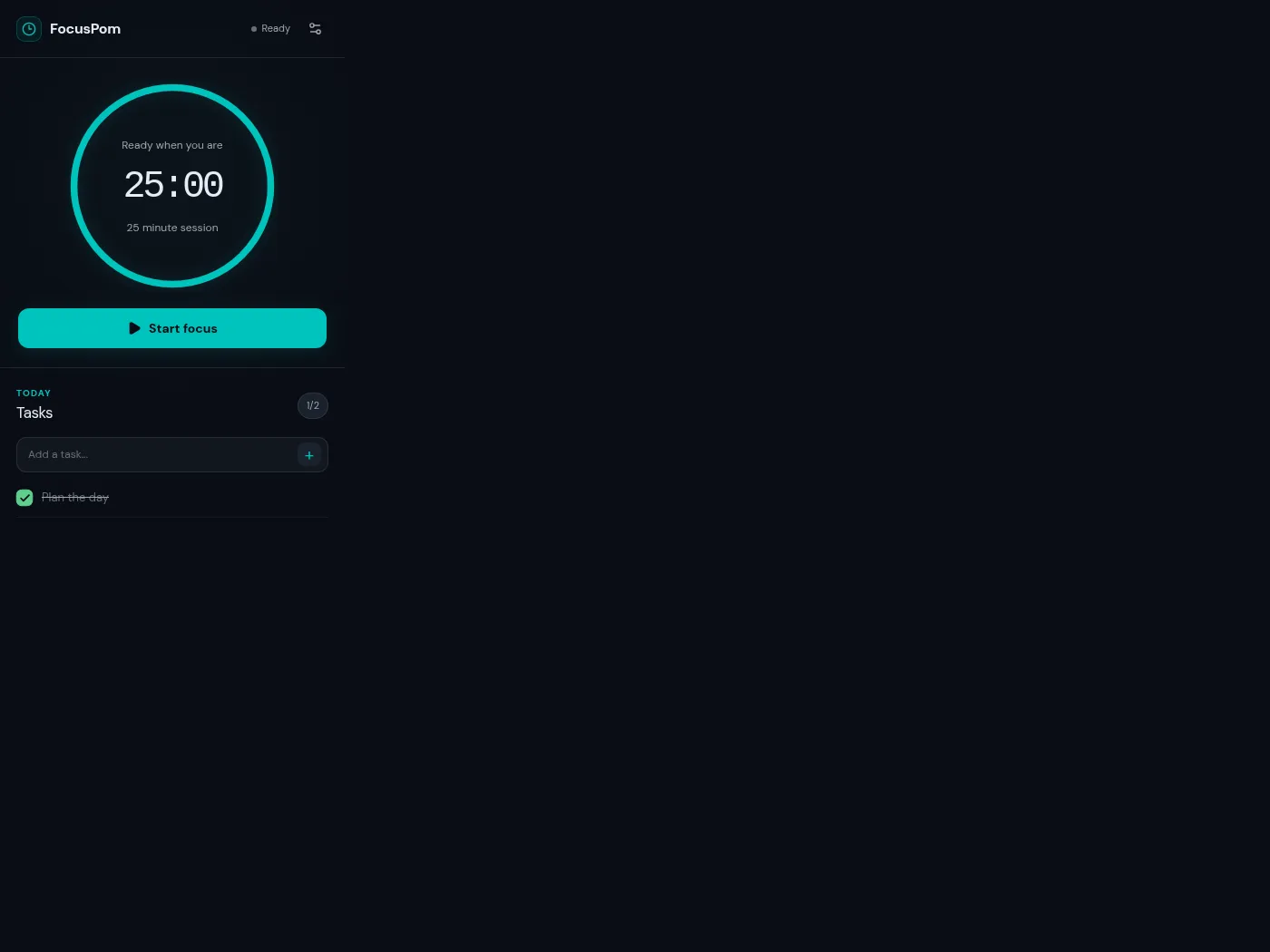 FocusPom Extension