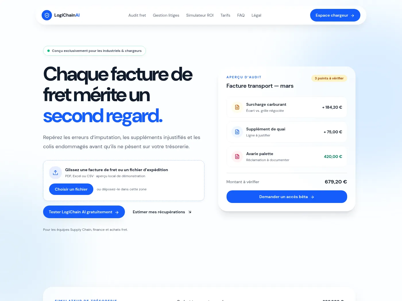 LogiChain AI Audit SaaS