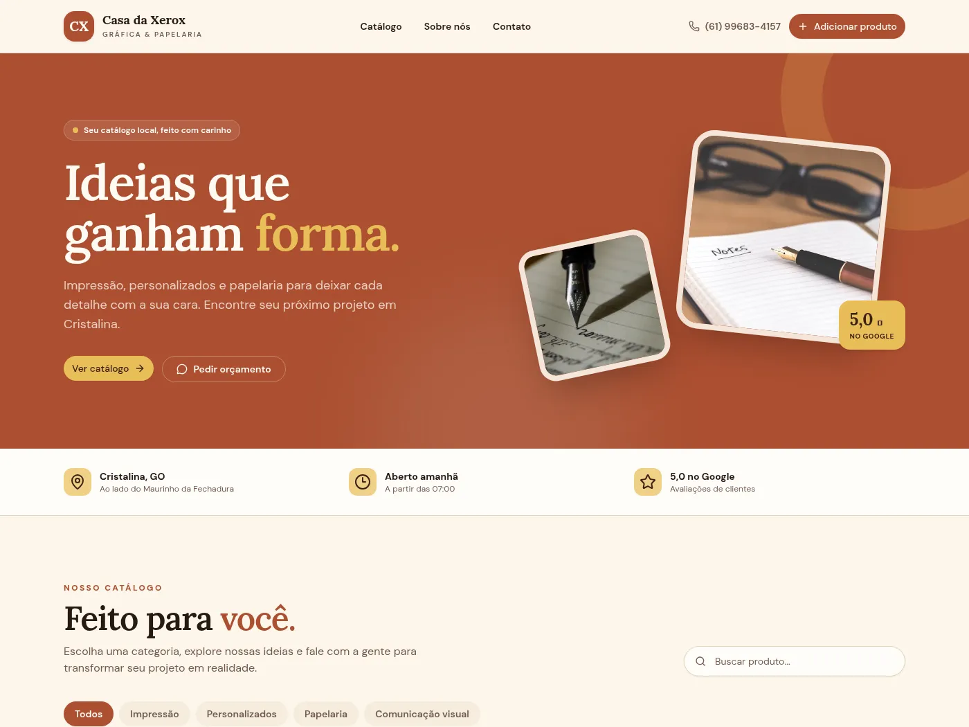Casa da Xerox Web Store