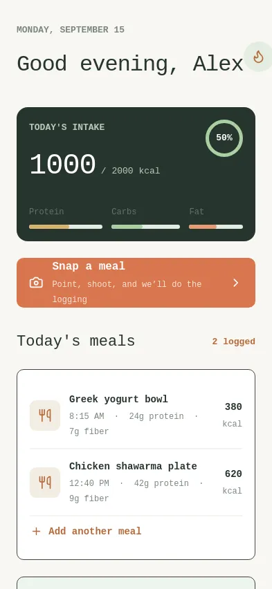 SnapDiet AI Tracker