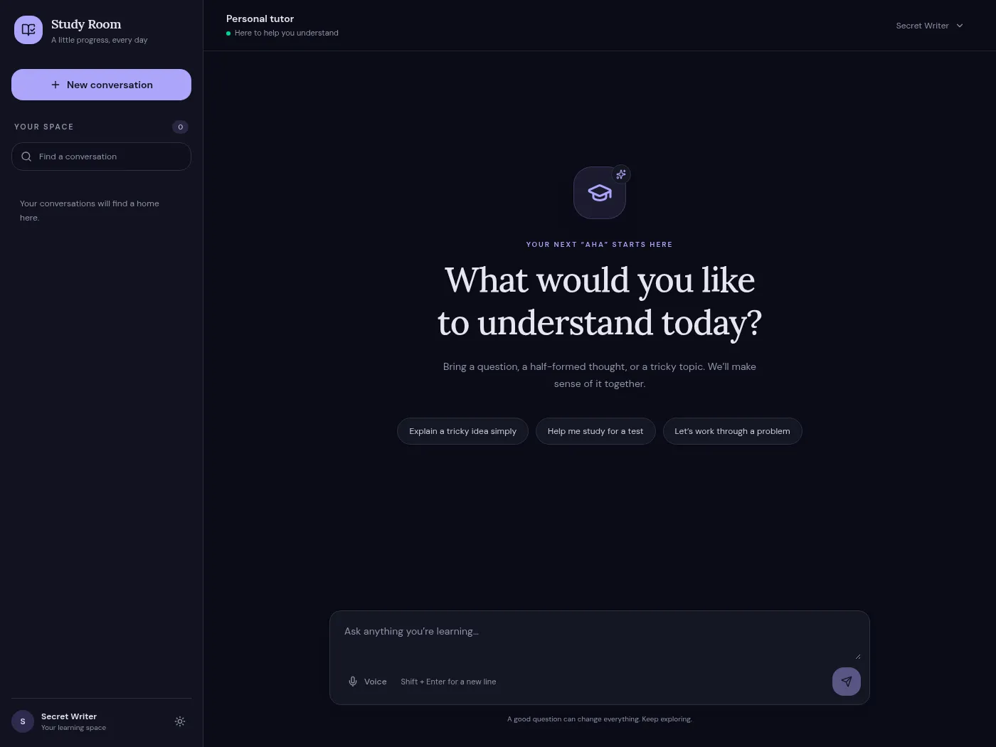 AI Tutor Chat