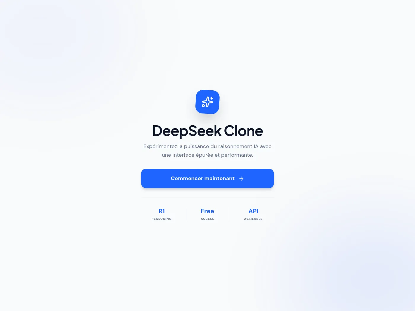 DeepSeek Clone