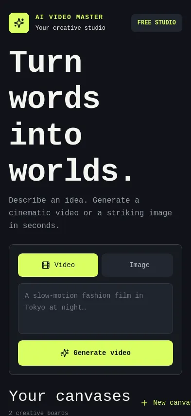 AI Video Master