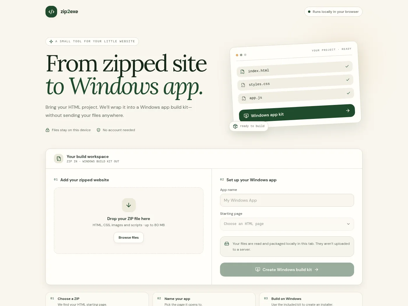 Zip2Exe Converter