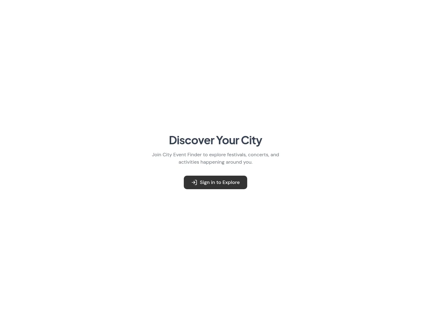 City Event Finder
