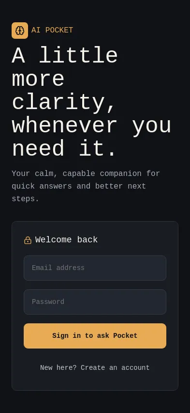 AI Pocket Assistant