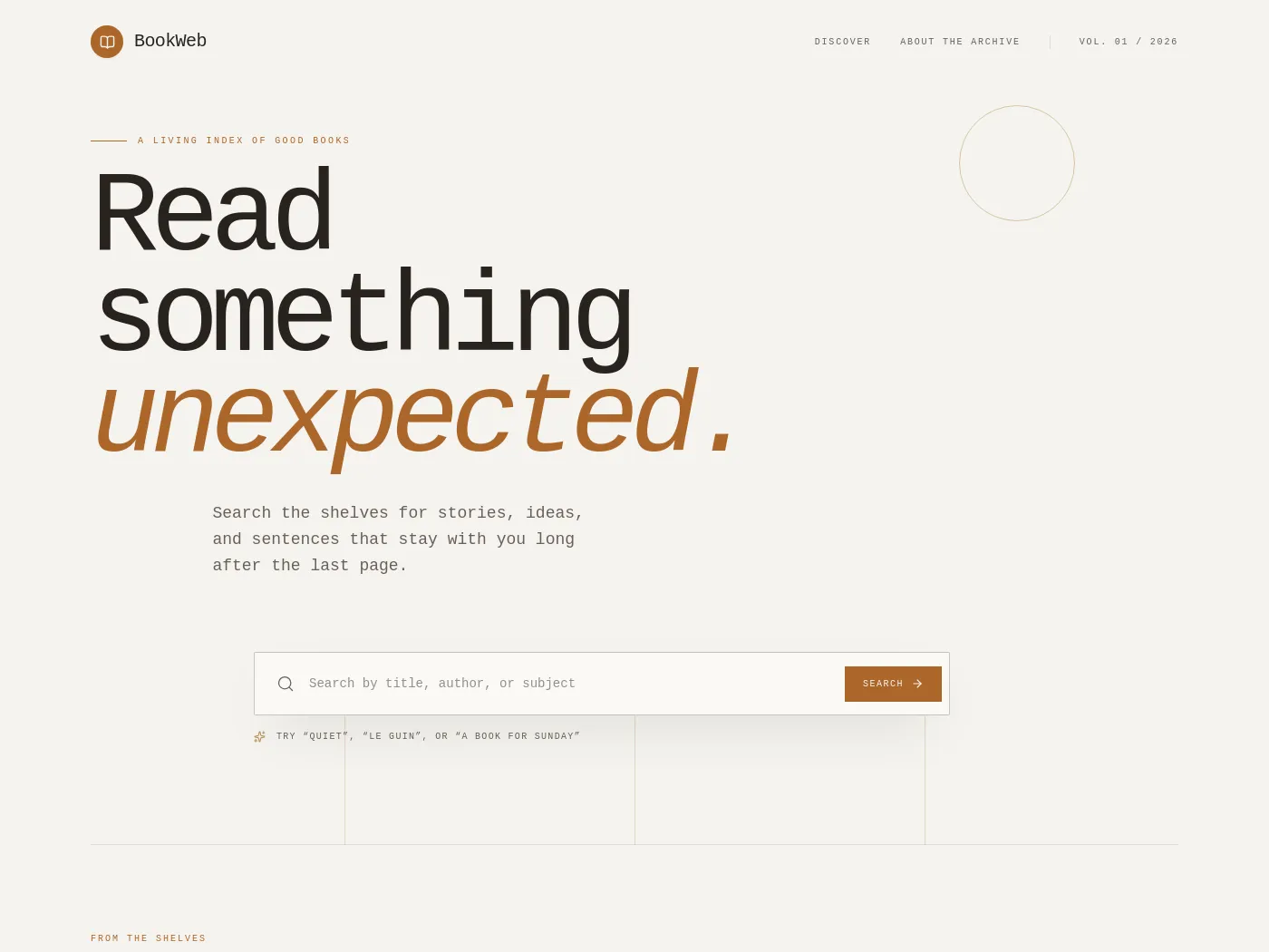 BookWeb Search