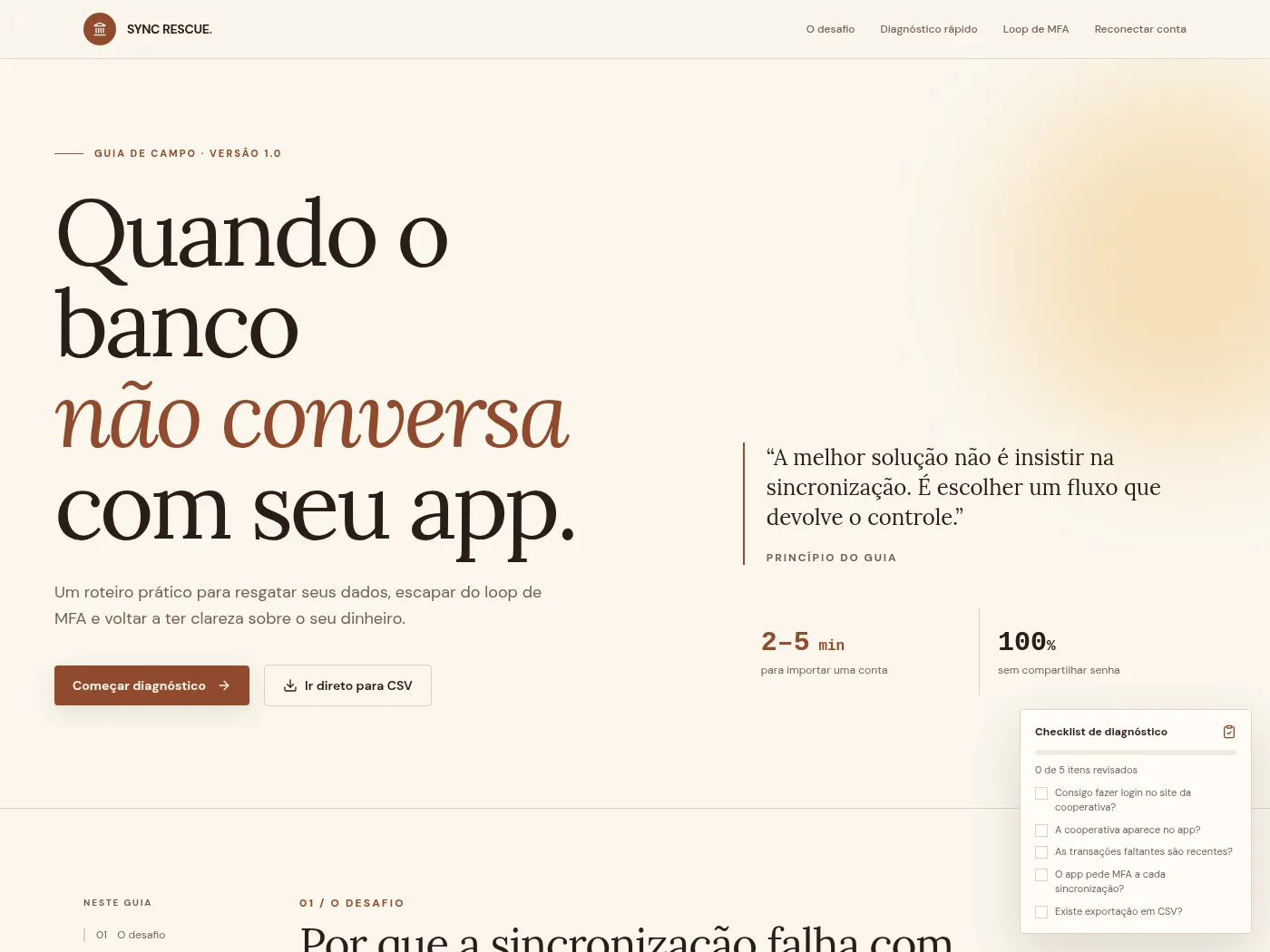 Sync Rescue Cooperativas