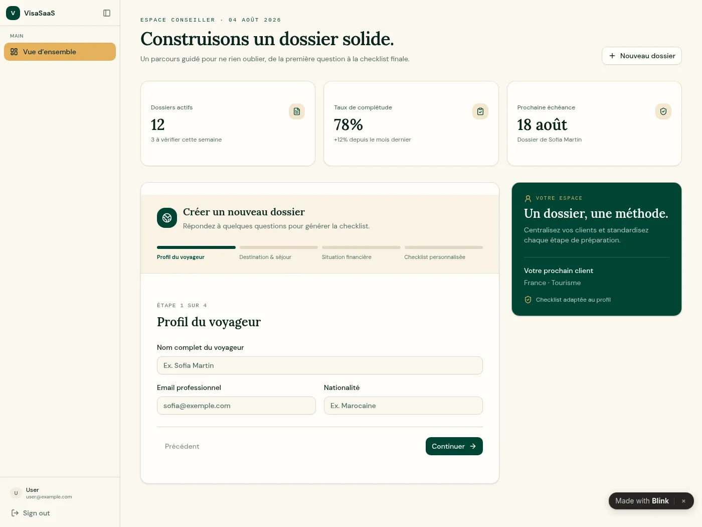 VisaSaaS Builder